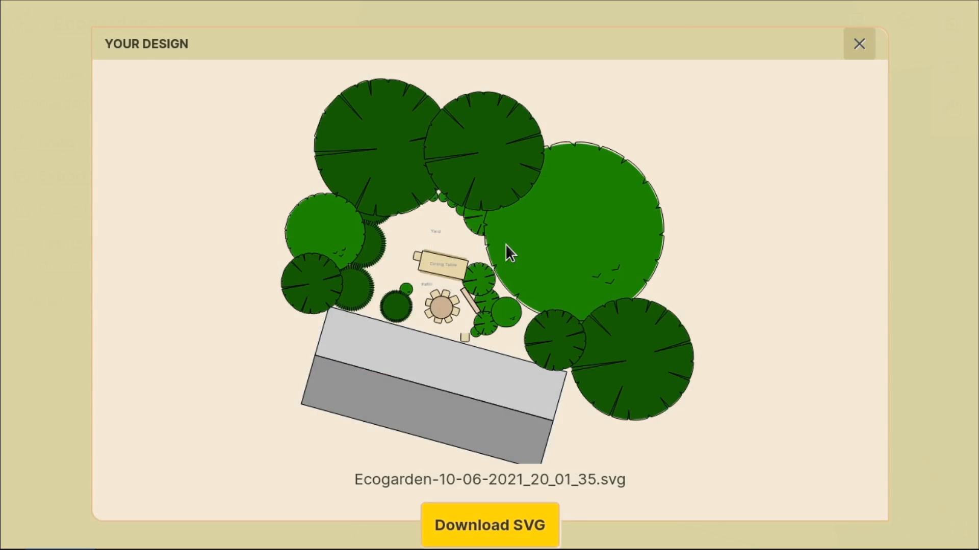 Feature: Export as SVG - Ecogarden Design